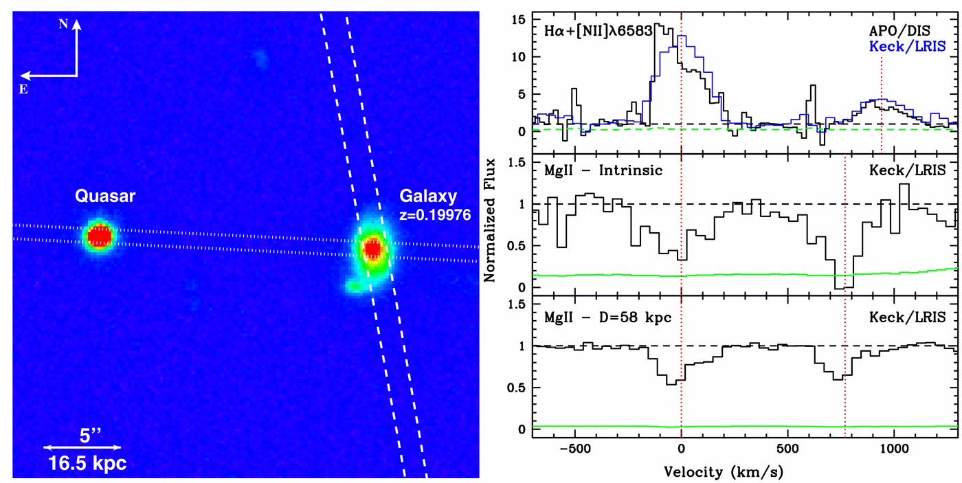 NEW PERSPECTIVE ON GALAXY OUTFLOWS FROM THE FIRST DETECTION OF BOTH ...