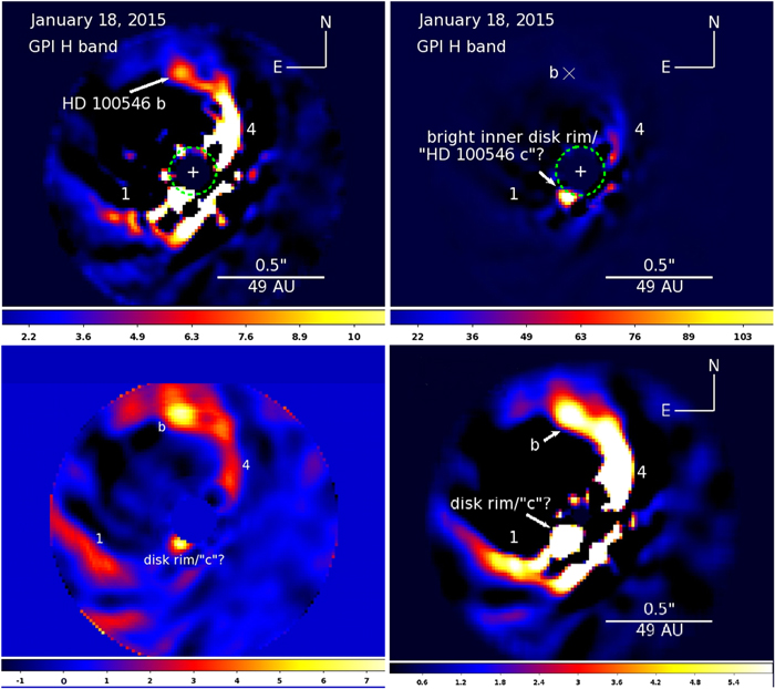 RESOLVING THE HD 100546 PROTOPLANETARY SYSTEM WITH THE GEMINI PLANET ...