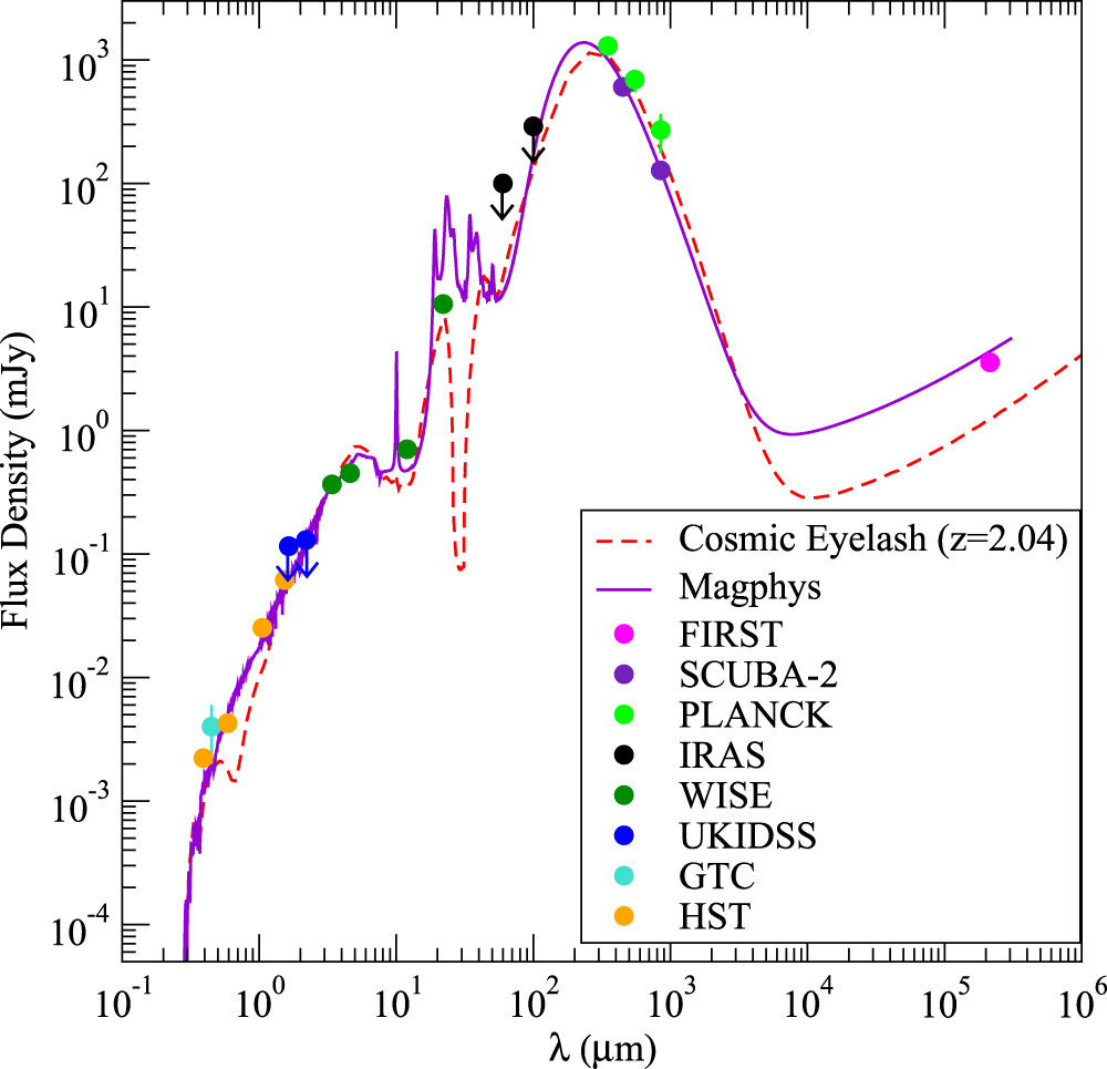 Discovery of a Lensed Ultrabright Submillimeter Galaxy at z = 2.0439 ...