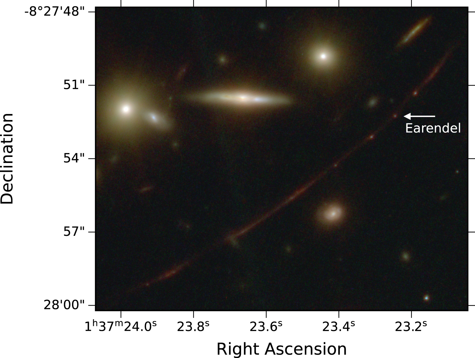 JWST Imaging of Earendel, the Extremely Magnified Star at Redshift z ...