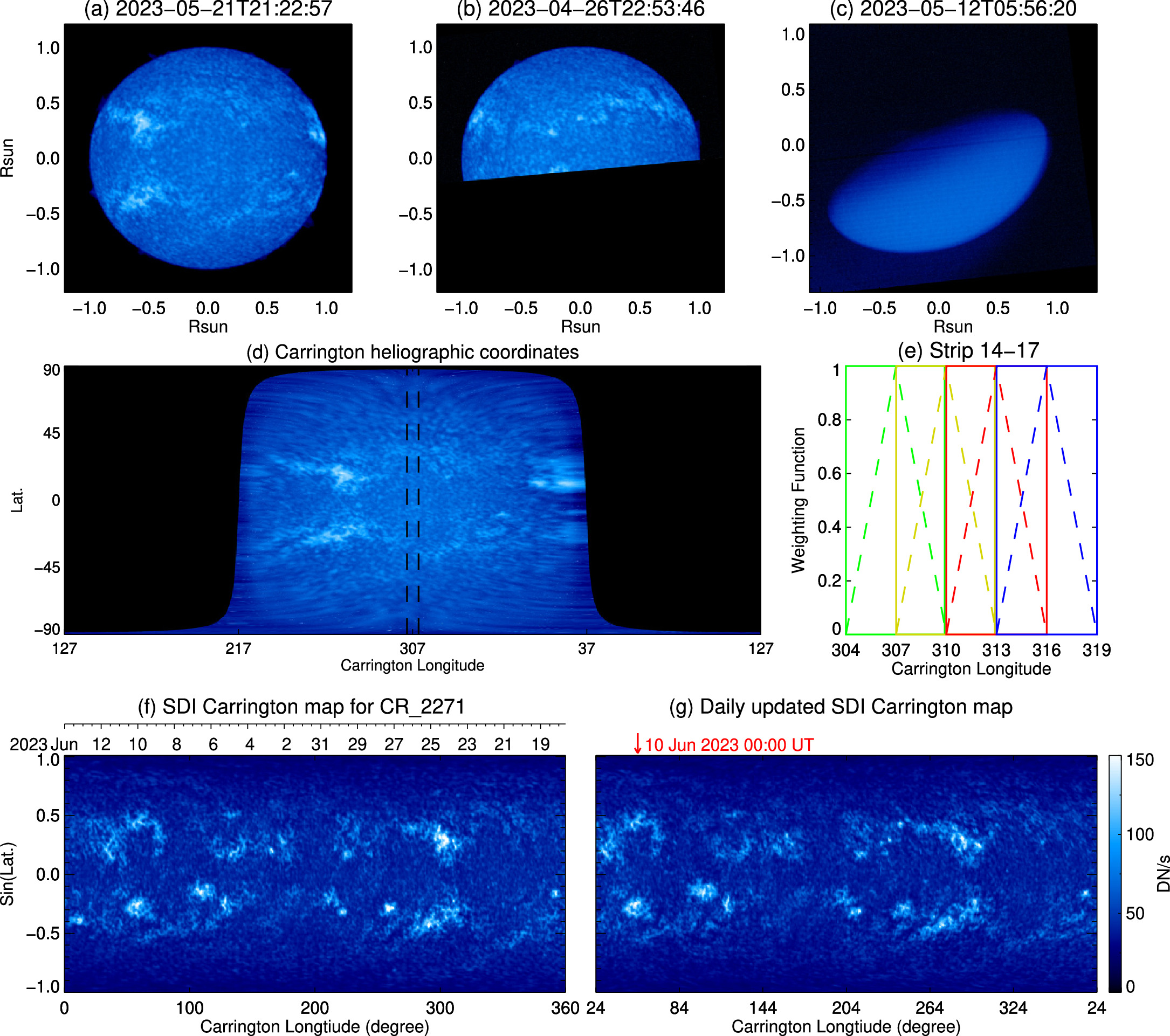Carrington Maps in H i Lyα and Their Relationships with Extreme ...