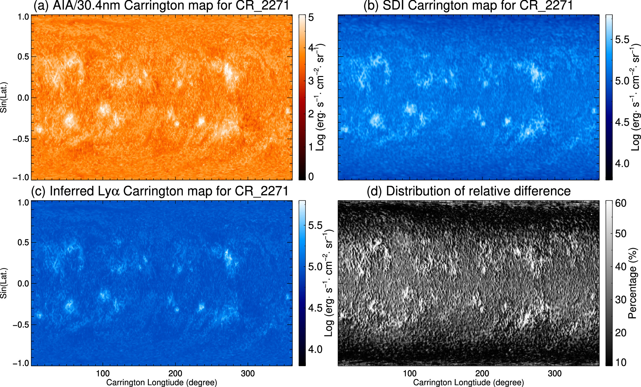 Carrington Maps in H i Lyα and Their Relationships with Extreme ...