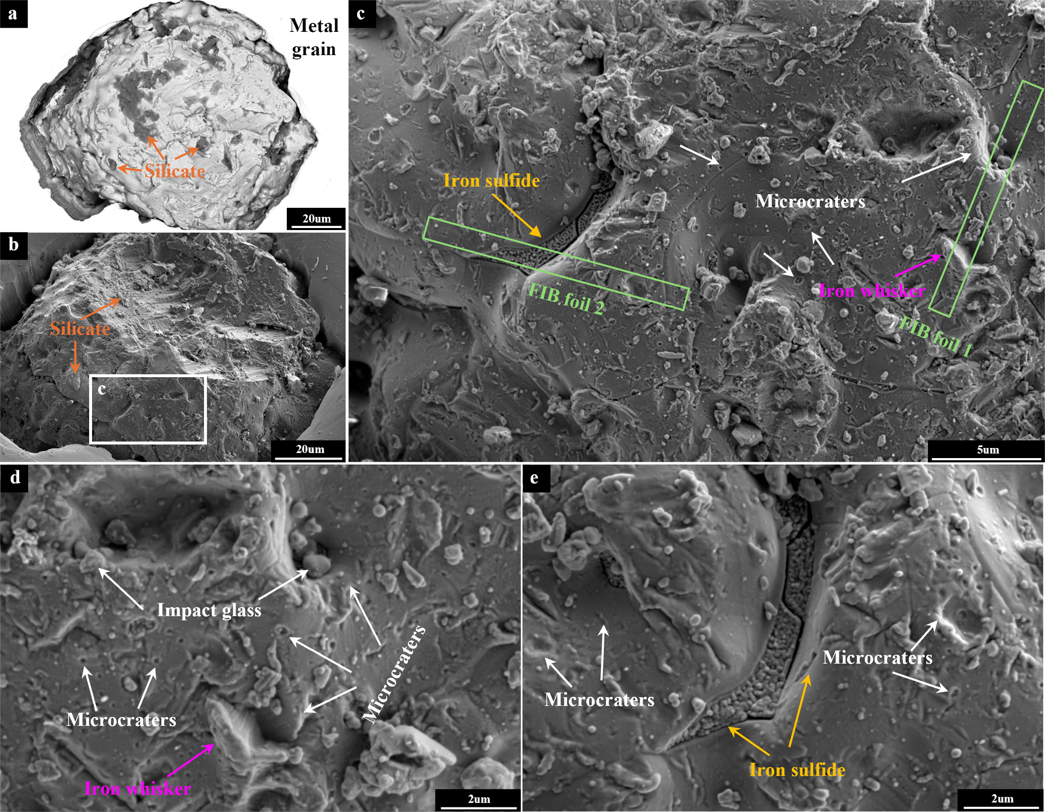 Unusual Space Weathering on a CE-5 Metal Grain Indicates Deceptive ...