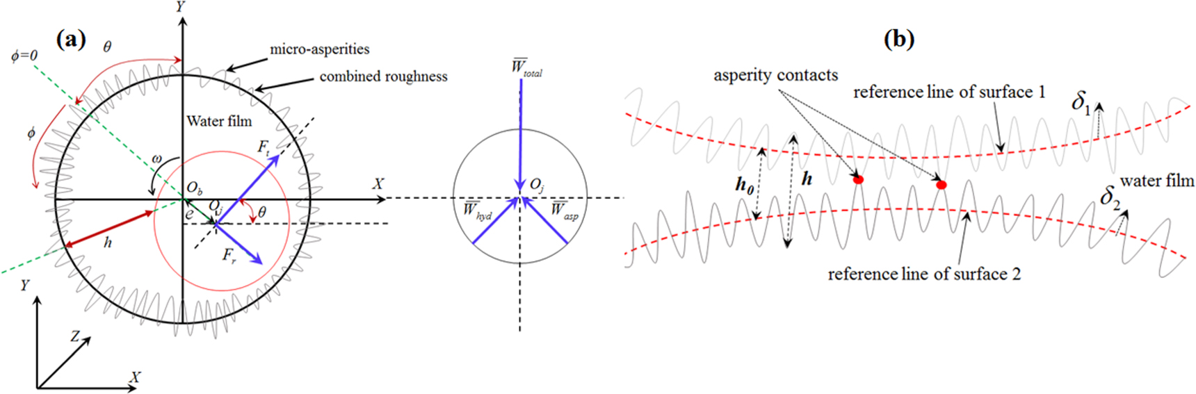 Surface topography effect on tribological performance of water ...