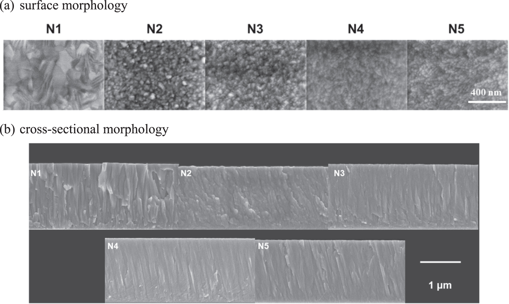Deposition processing and surface metrology of MoNx thin films by ...