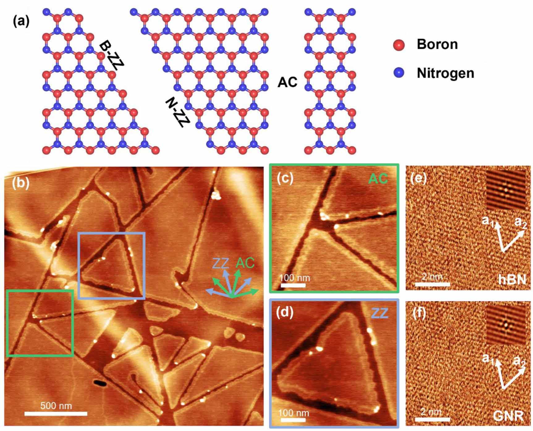 Graphene nanoribbons with hBN passivated edges grown by high-temperature molecular beam epitaxy ...