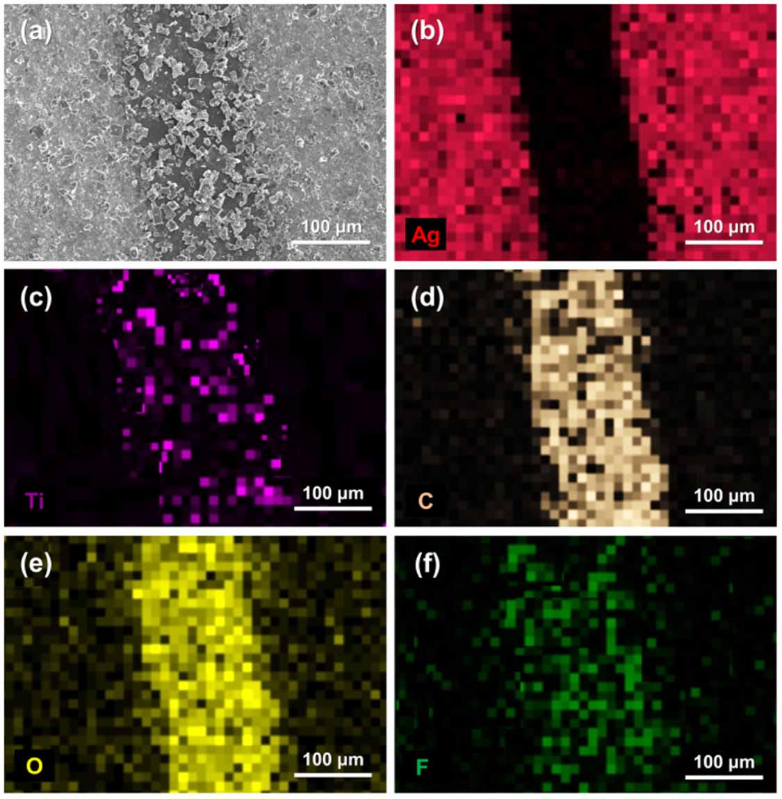 Dielectrophoretic direct assembling of Mxene flakes at the level of ...