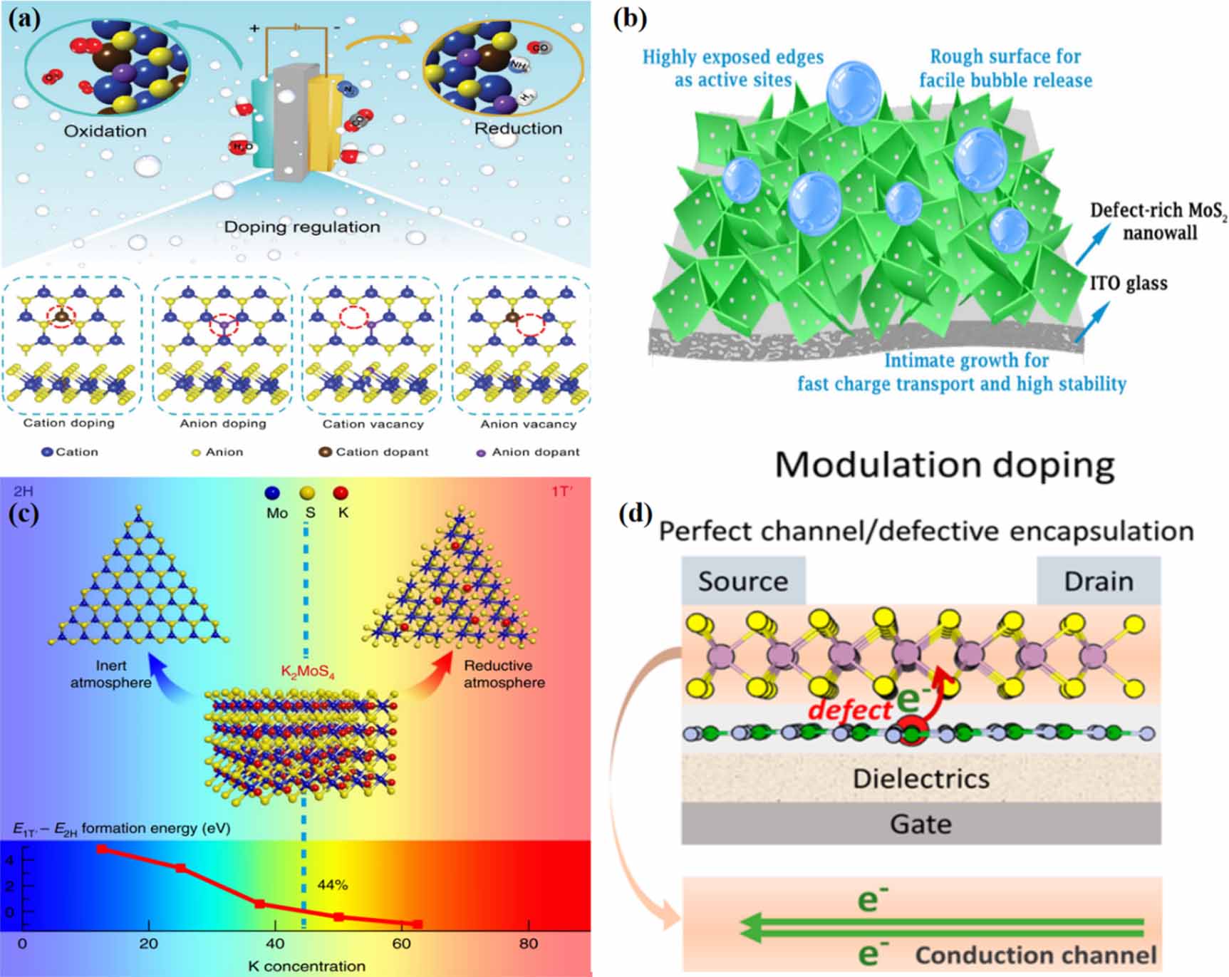 2D materials design and property modulation for electrocatalytic ...
