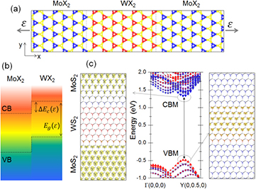 Strain-engineered optoelectronic properties of 2D transition metal dichalcogenide lateral ...