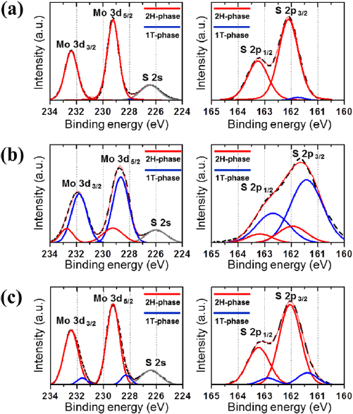 Mechanical characterization of phase-changed single-layer MoS2 sheets ...