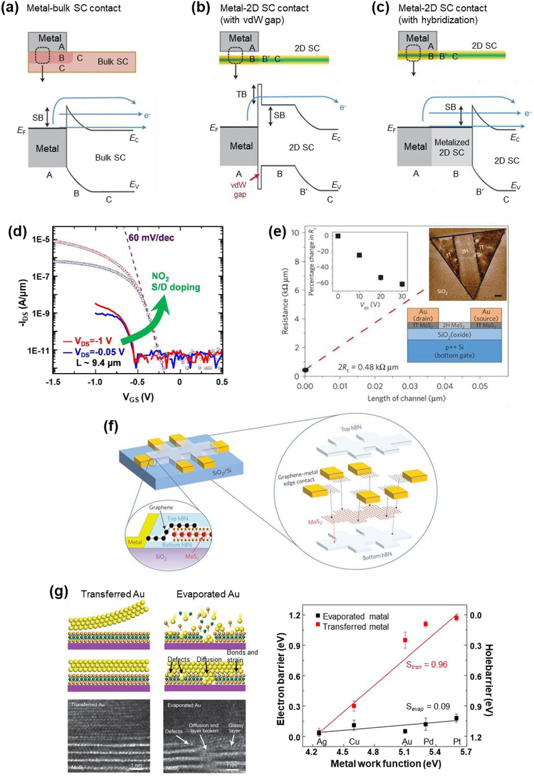 2D semiconducting materials for electronic and optoelectronic ...