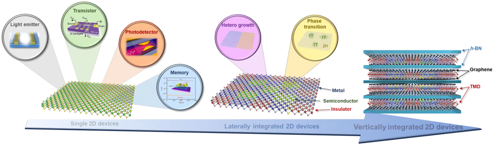 2D semiconducting materials for electronic and optoelectronic ...