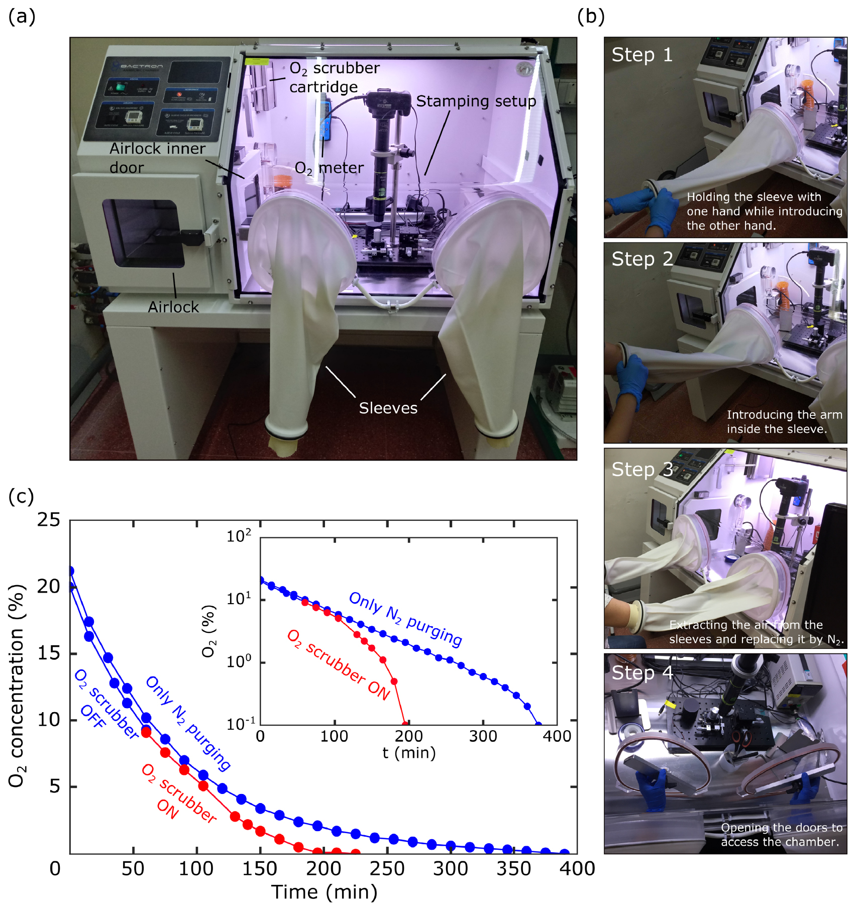 A system for the deterministic transfer of 2D materials under inert ...