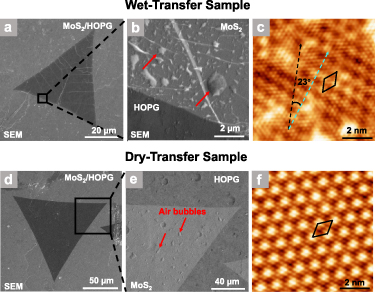 Transfer of large-scale two-dimensional semiconductors: challenges and ...
