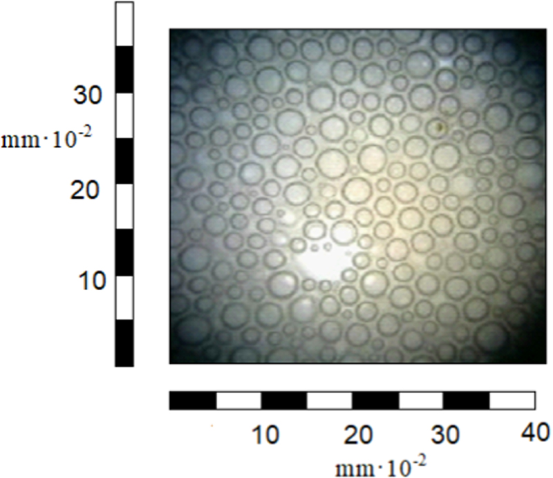 Conditions for the open pores formation in medical textile materials ...
