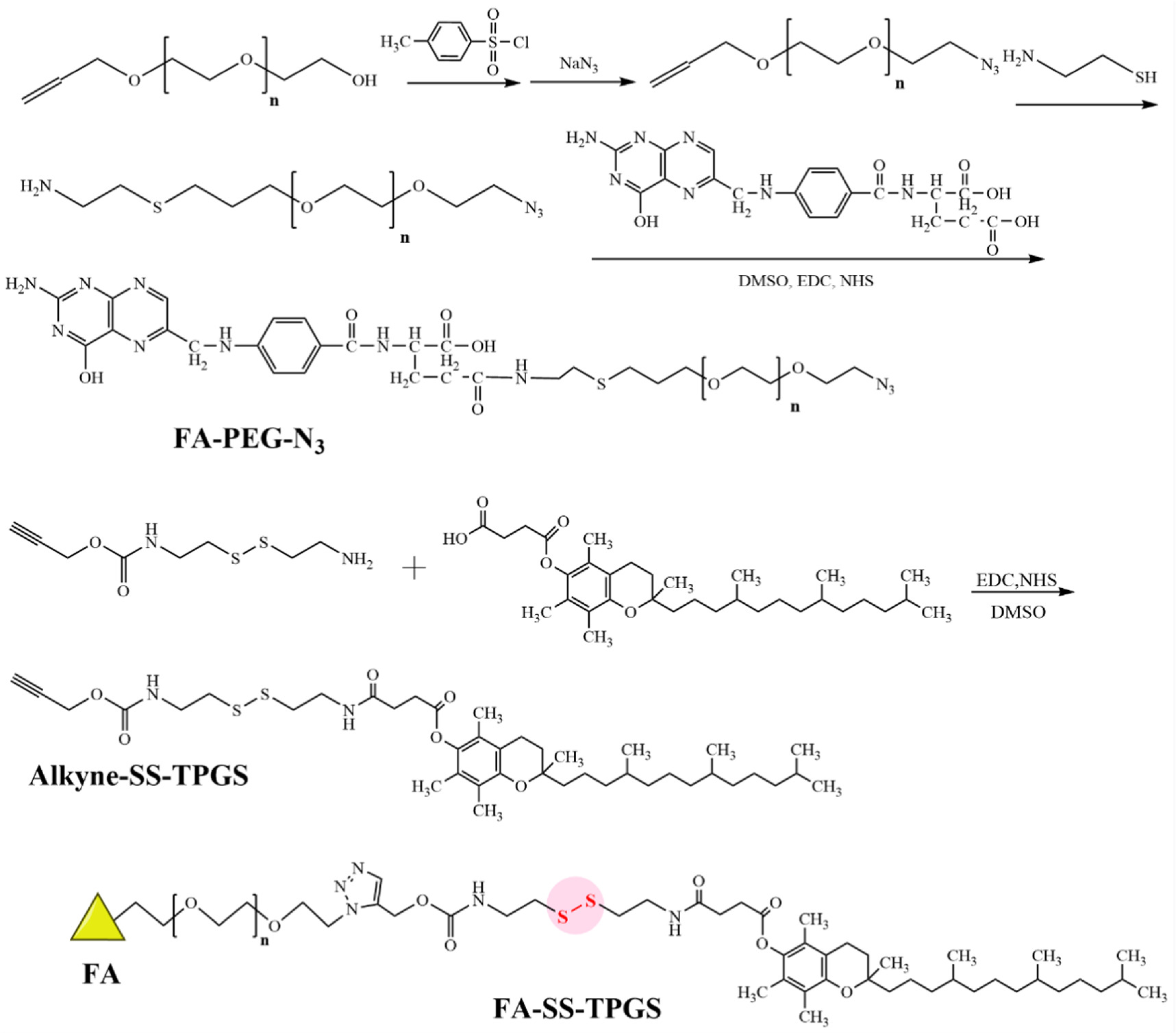 Folic acid-decorated vitamin E Poly(ethylene glycol) monoplatinum ester ...
