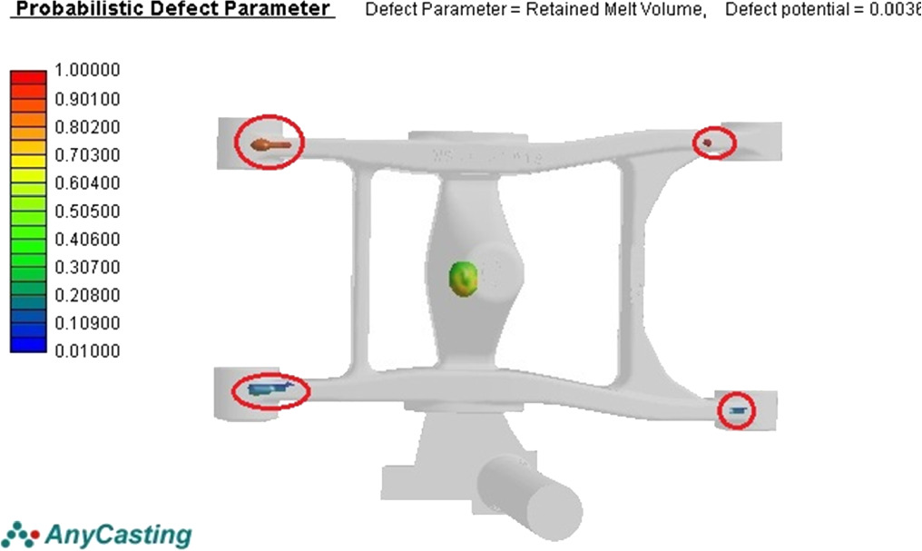 Numerical simulation of the mold filling process of the brake lever for ...