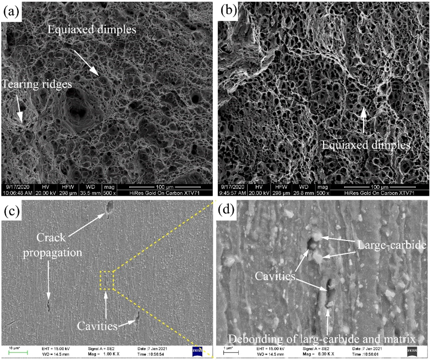Effects of normalizing temperature on microstructure and high ...
