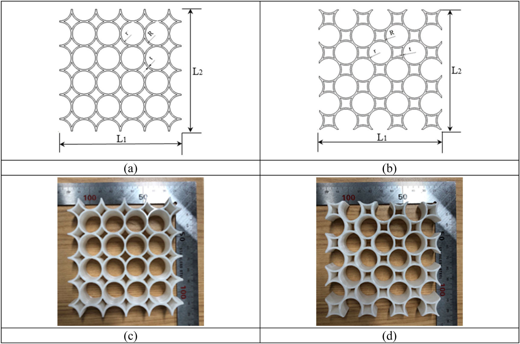 In-plane crushing response and energy absorption of two different ...