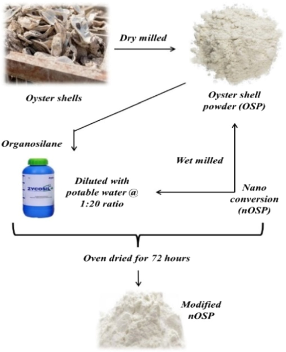 Potential use of silane-modified oyster shell powder in hydrophobic ...