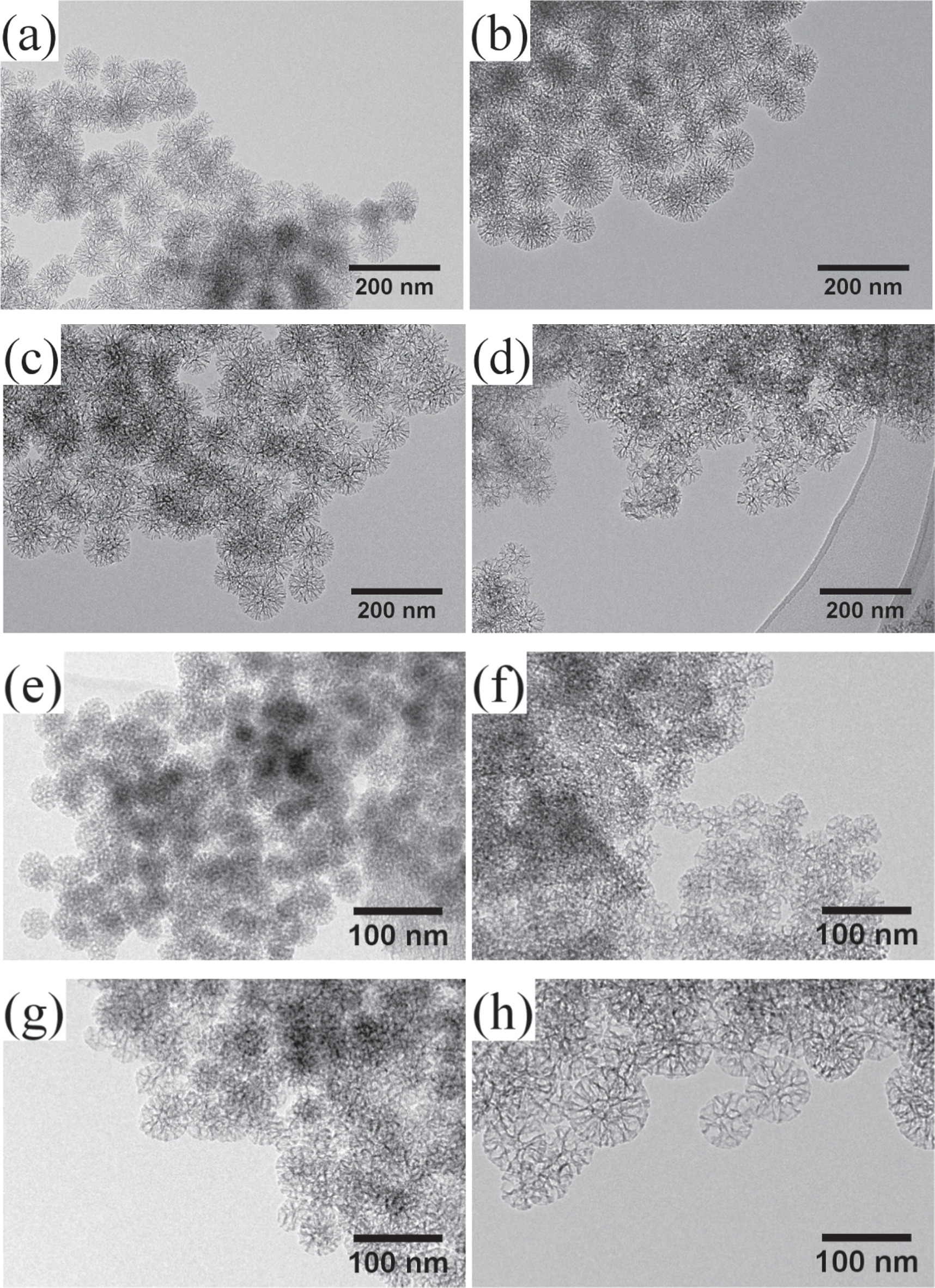 Effects of synthesis conditions on particle size and pore size of ...