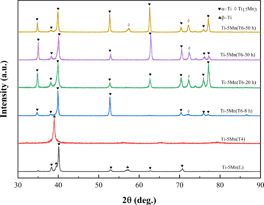 Effect of solid solution and aging treatment on the microstructure ...