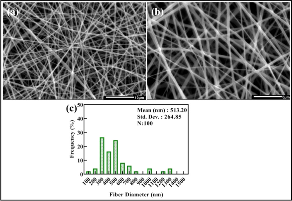 Functionalization of PLA nanofibers with PCL blending and TiO2 ...