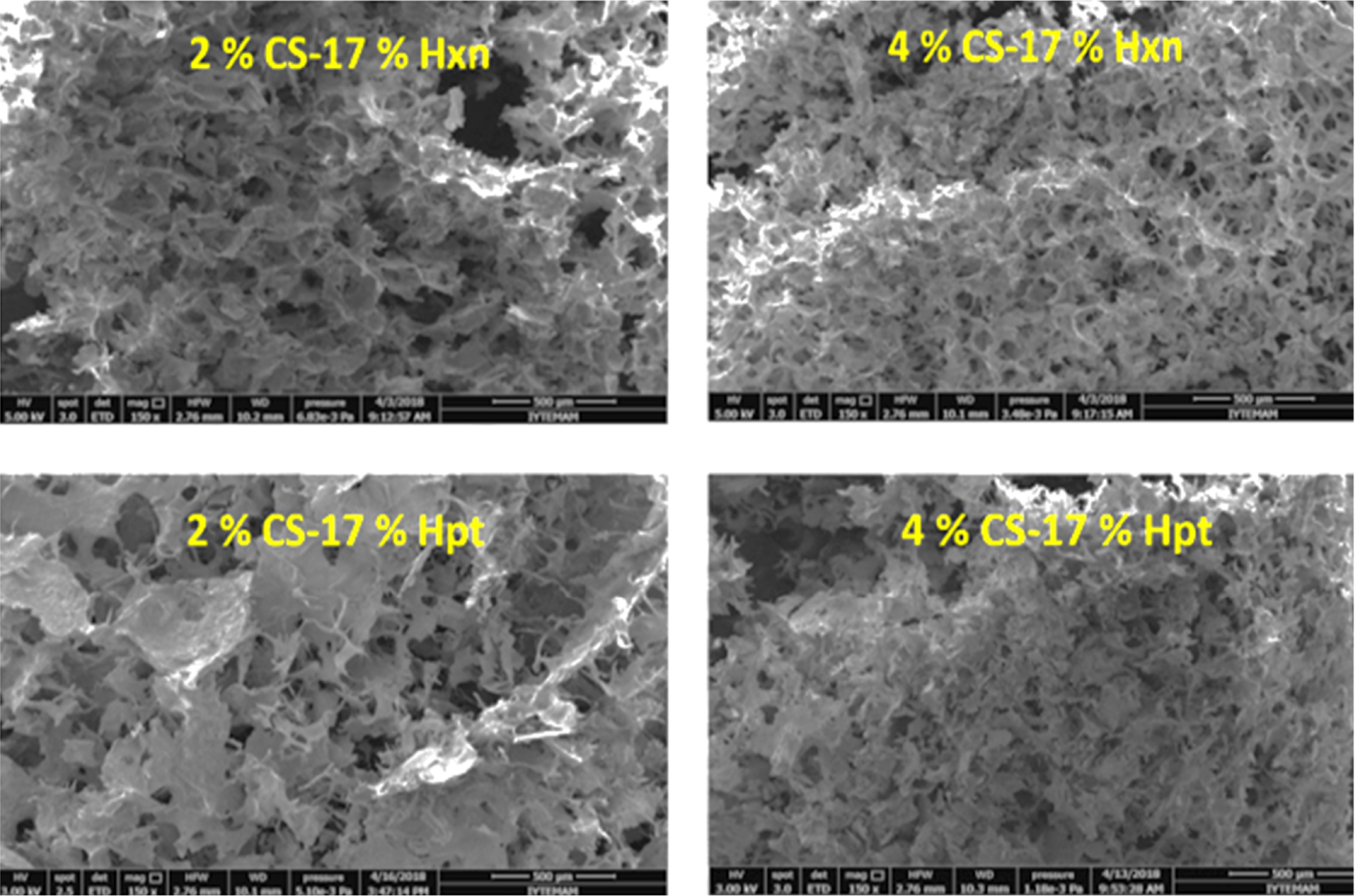 Synthesis of pristine chitosan foams with enhanced pore structure ...