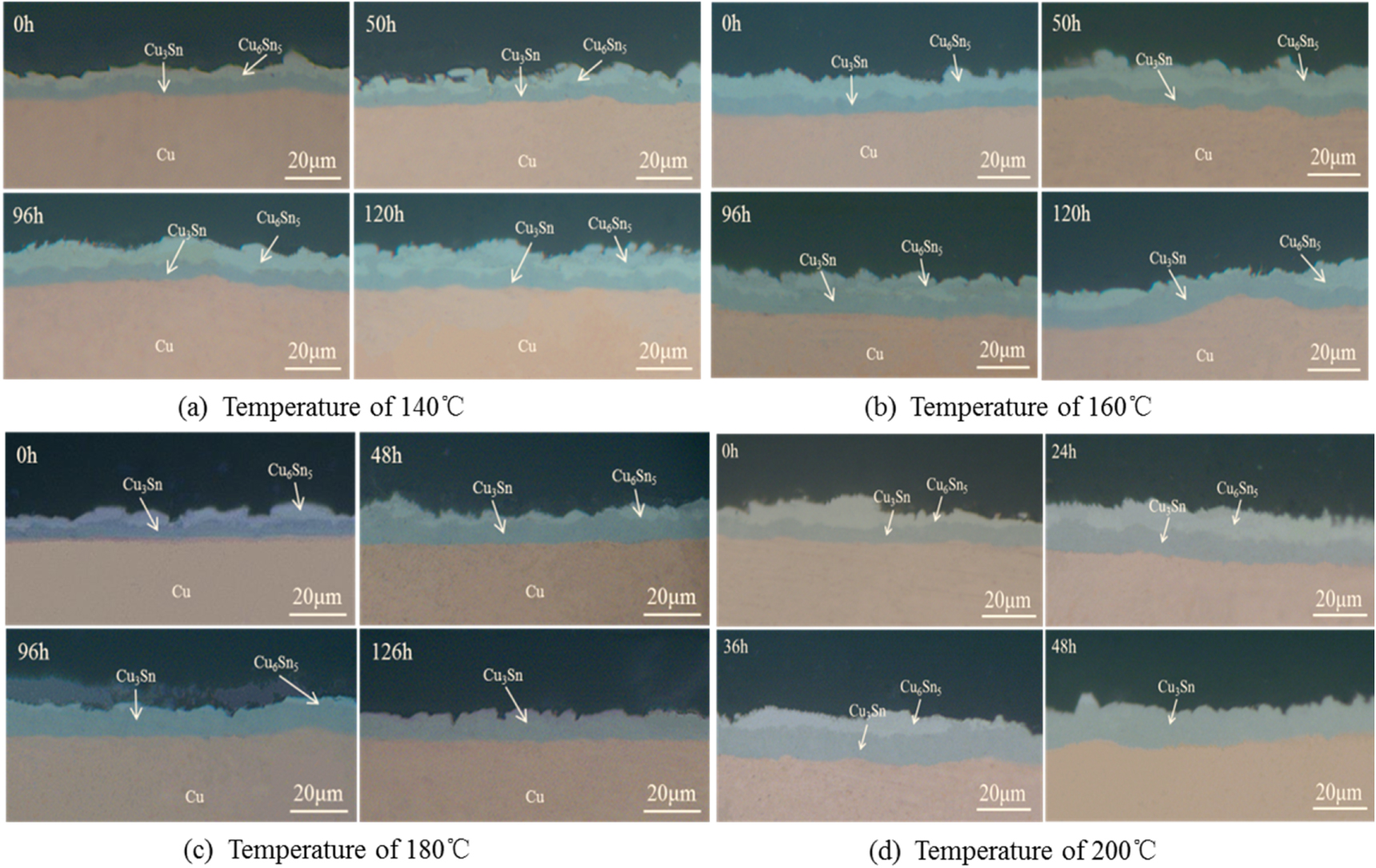 Effect of Sn/Cu thickness ratio on the transformation law of Cu6Sn5 to ...