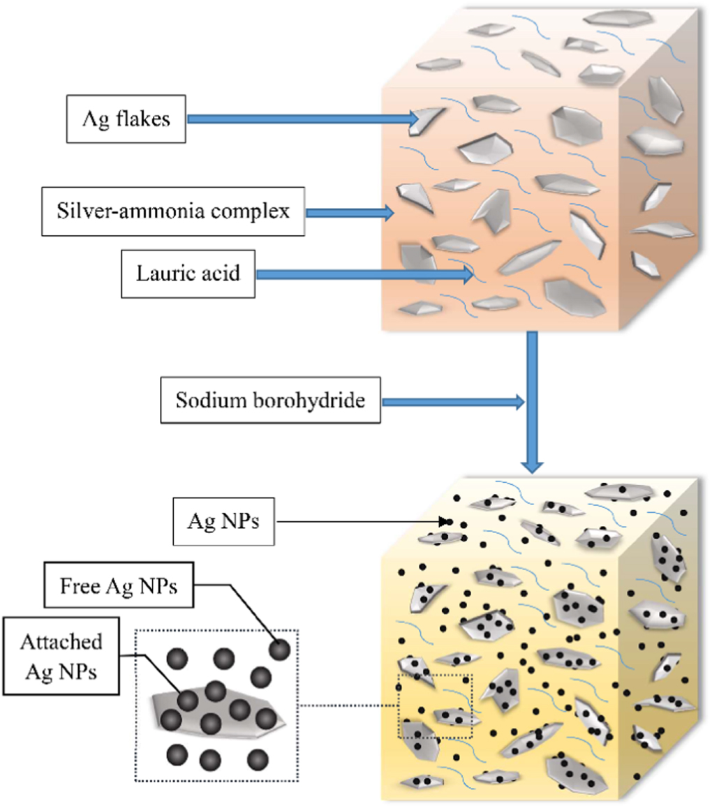 Study on the mechanism of forming silver nanoparticles on micron-scale ...