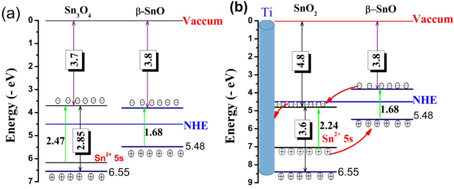 SnOx@β–SnO heterostructures and their enhanced photocurrent in ...