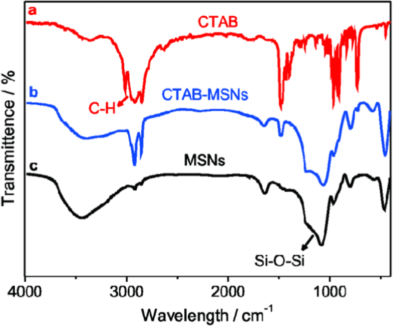 Facile synthesis of cetyltrimethylammonium bromide-loaded mesoporous ...