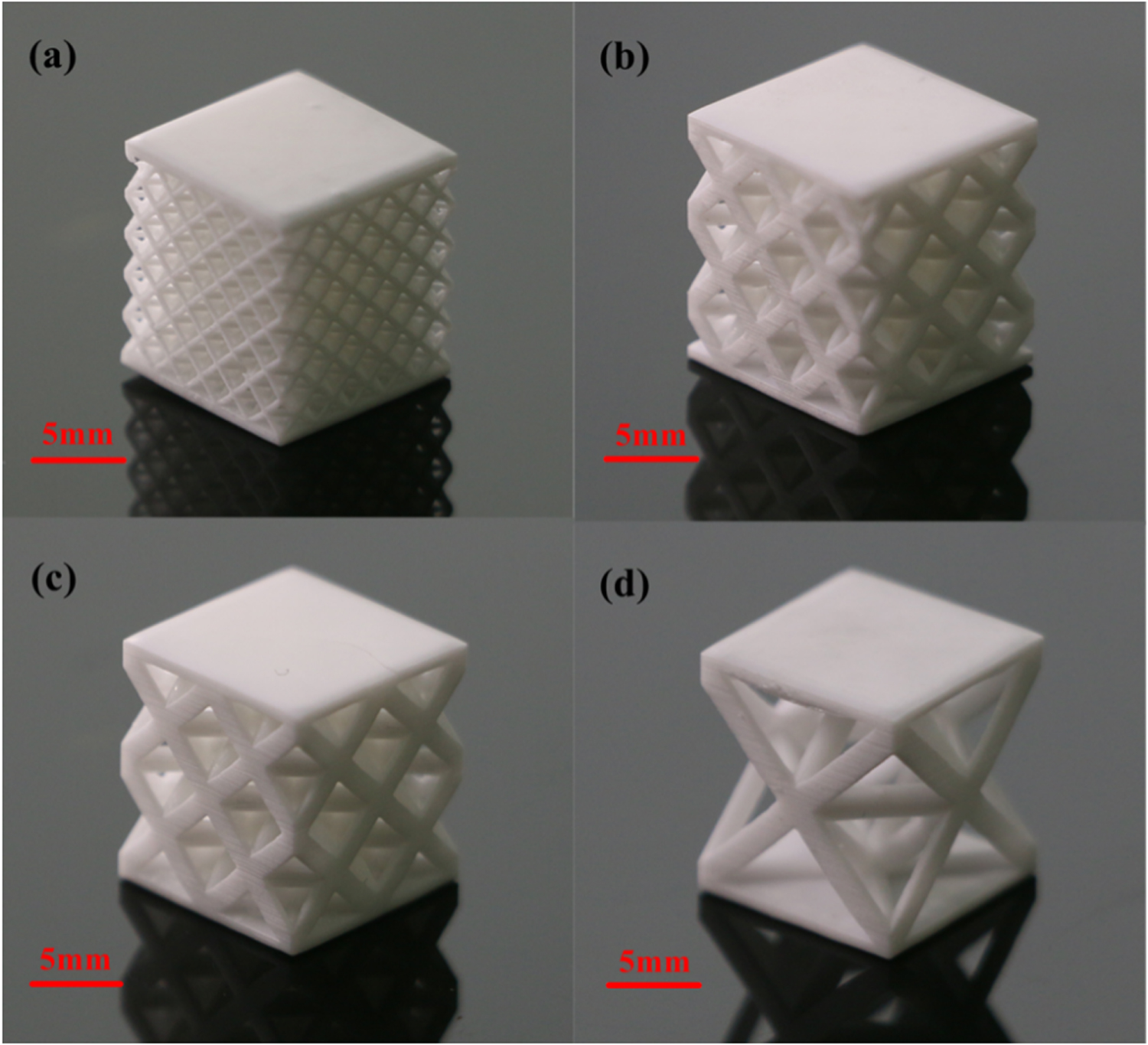 Mechanical properties of zirconia octet truss structures fabricated by ...