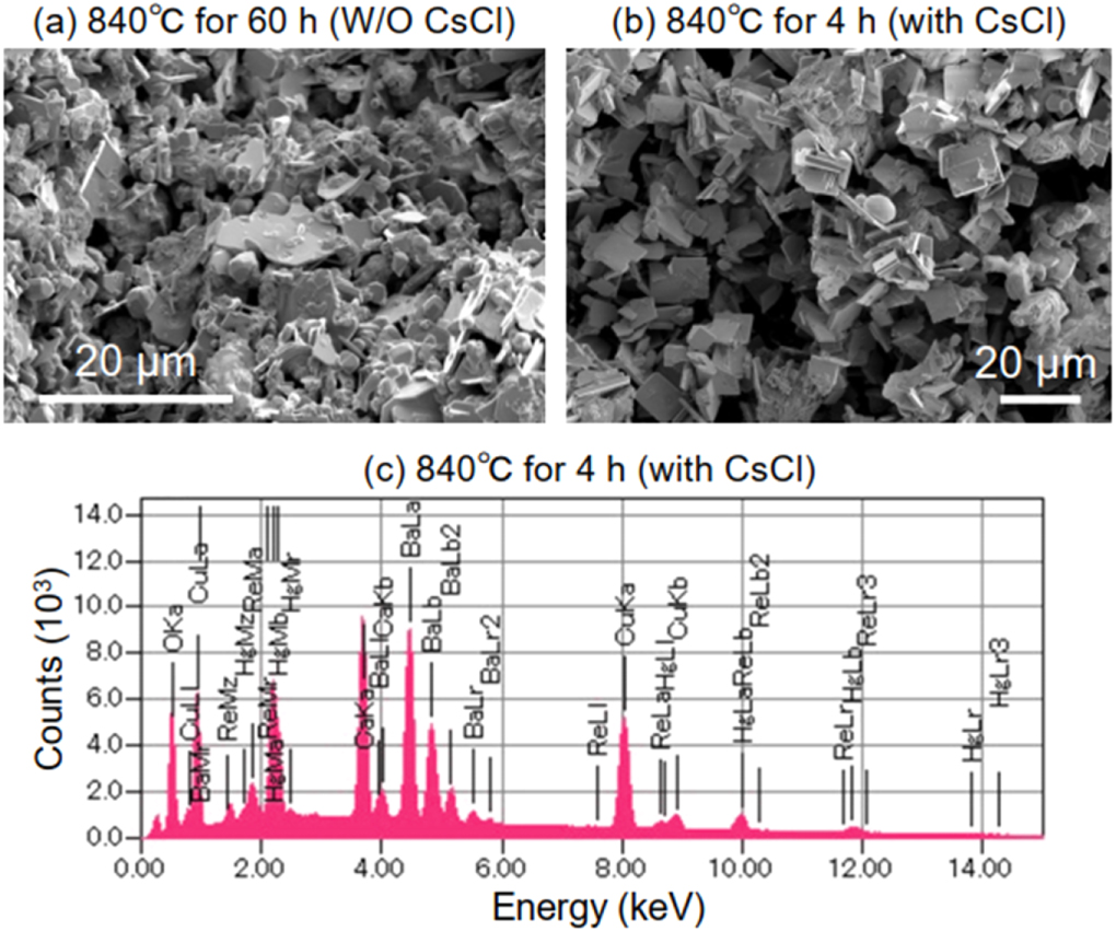 Rapid crystal growth of triple-layered cuprate superconductor ...