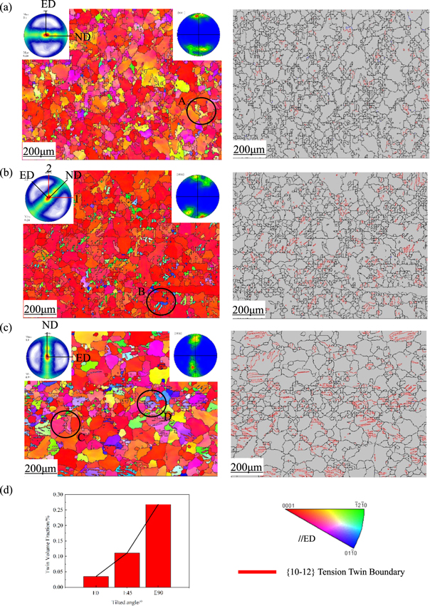 Effect of initial texture on the {10–12} twinning variants selection mechanism in AZ31 magnesium ...