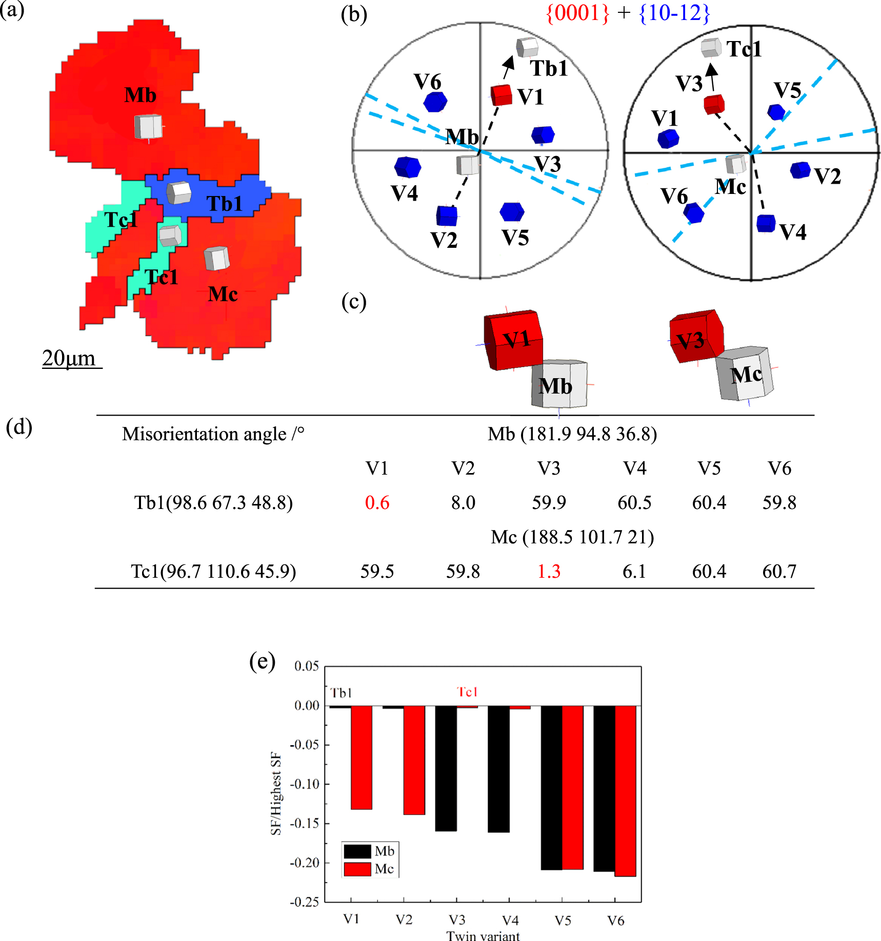 Effect of initial texture on the {10–12} twinning variants selection mechanism in AZ31 magnesium ...