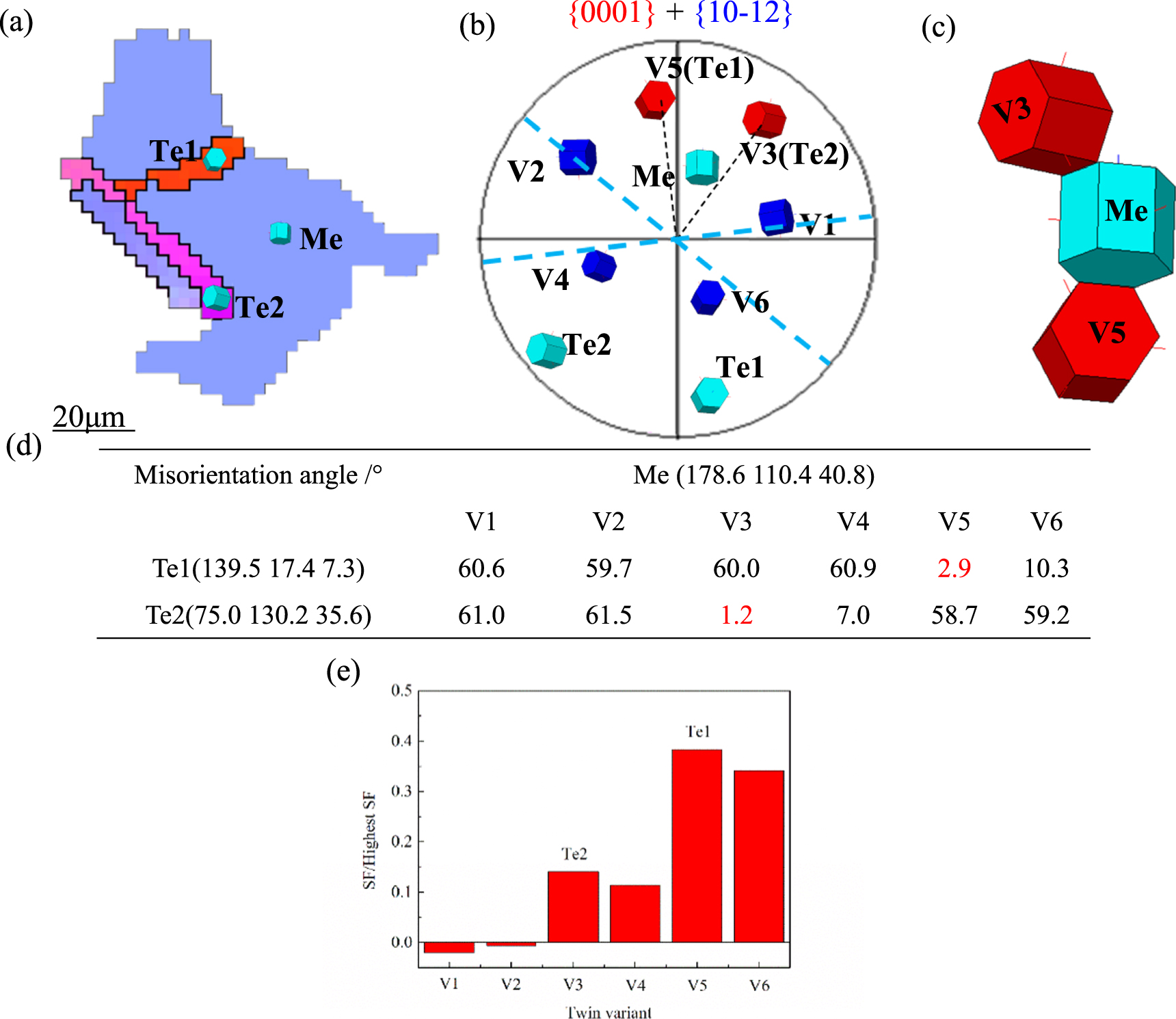 Effect of initial texture on the {10–12} twinning variants selection mechanism in AZ31 magnesium ...