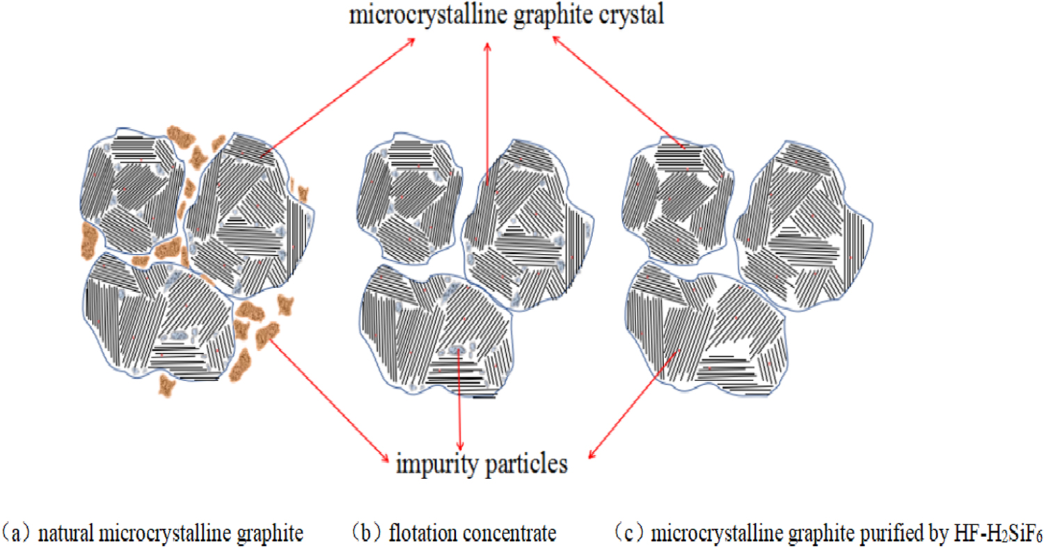 Purification mechanism of microcrystalline graphite and lithium storage ...