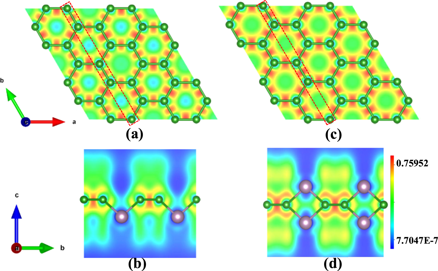 First-principles study on the atomic structure of two-dimensional ...