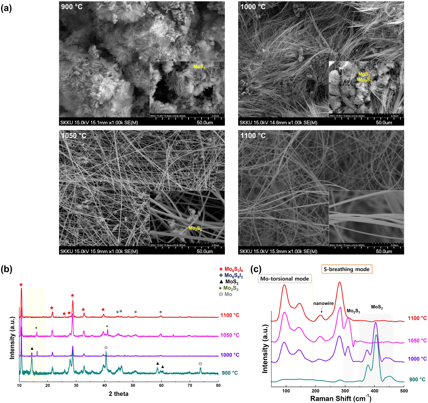 Synthesis of novel 1–dimensional structure from Mo6S8 Chevrel phase of ...