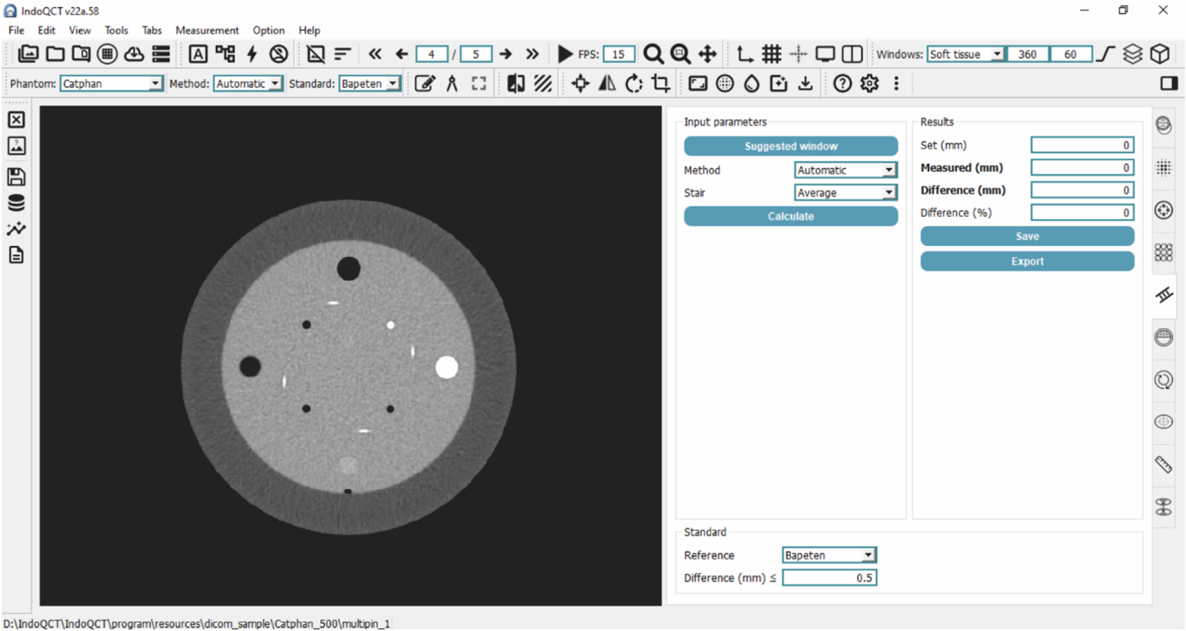 Automatic slice thickness measurement on three types of Catphan CT ...