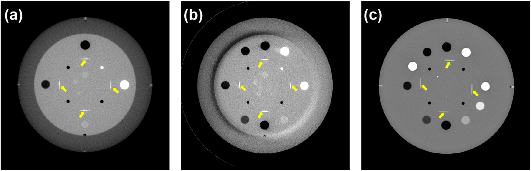 Automatic slice thickness measurement on three types of Catphan CT ...
