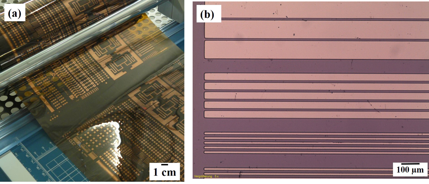 Roll-to-roll processing of film substrates for hybrid integrated ...