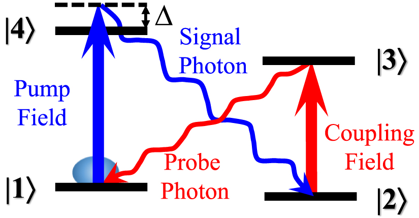 Time-reversed biphoton source of the double-Λ spontaneous four-wave ...