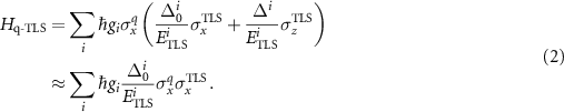 Simulating noise on a quantum processor: interactions between a qubit and resonant two-level ...