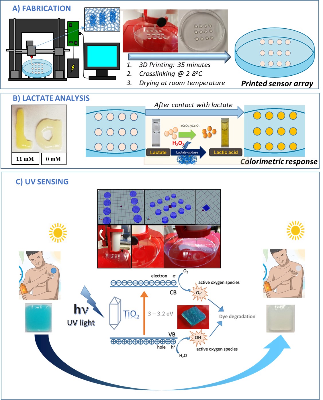 3D Printed Hydrogel-Based Biosensors for Wearable Applications - IOPscience