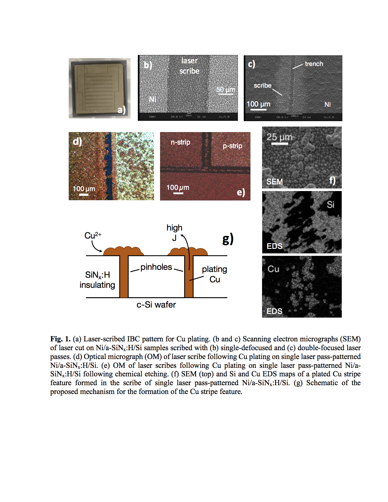 Laser Patterned Electroplated Copper Contacts for Interdigitated Back ...