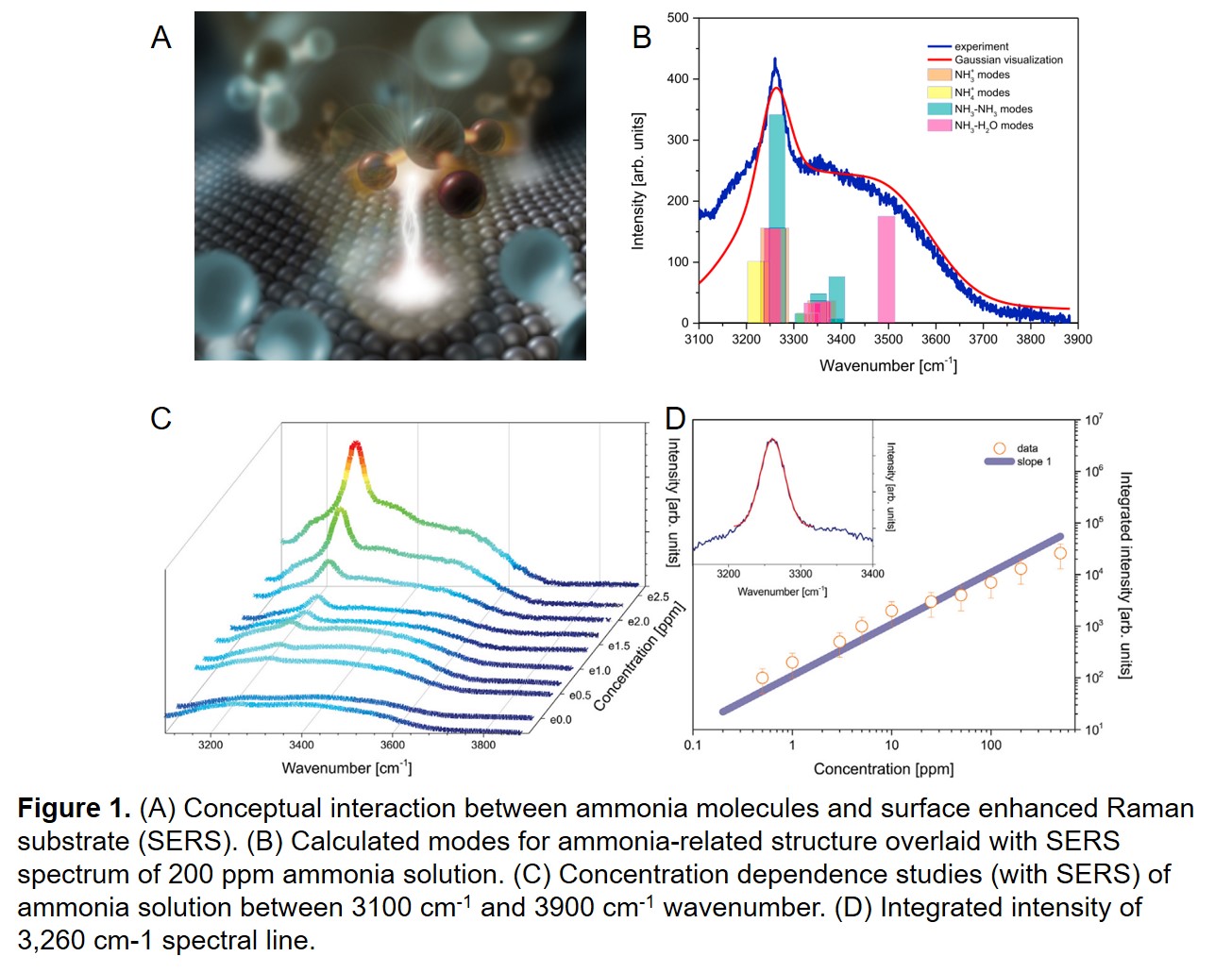Rapid in Situ Detection of Ammonia with Surface Enhanced Raman ...