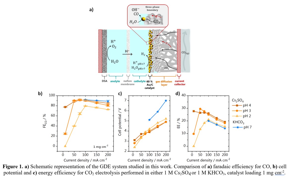 Energy Efficient CO2 Reduction to CO on Gold Gas Diffusion Electrodes ...