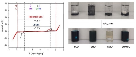 Tailored Deep Eutectic Solvents For Effective Leaching And